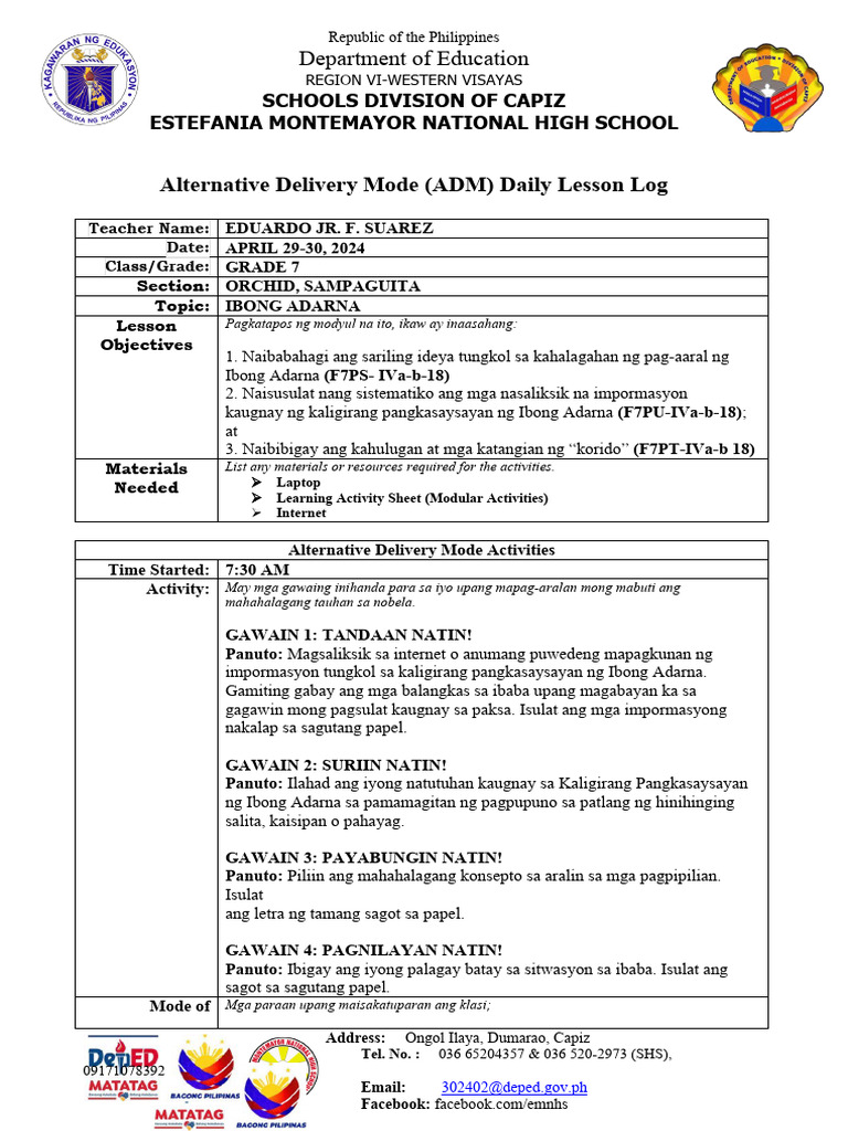 Grade 7-Adm | PDF
