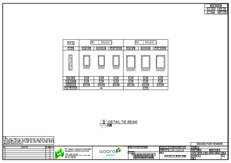 Detail Tie Beam | PDF
