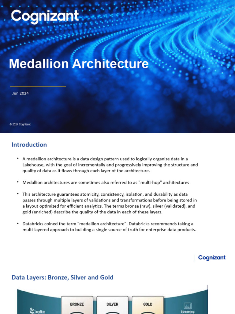 Medallion Architecture Overview | PDF | Data | Databases