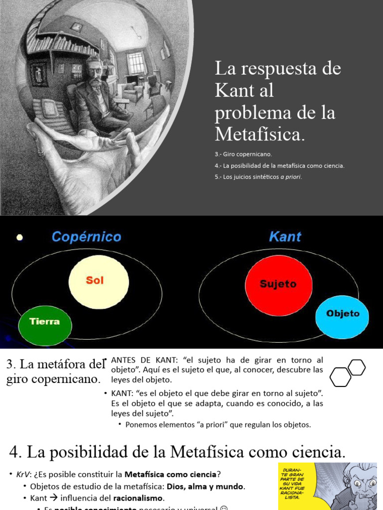 Kant 2 BACH | PDF | A priori y a posteriori | Metafísica