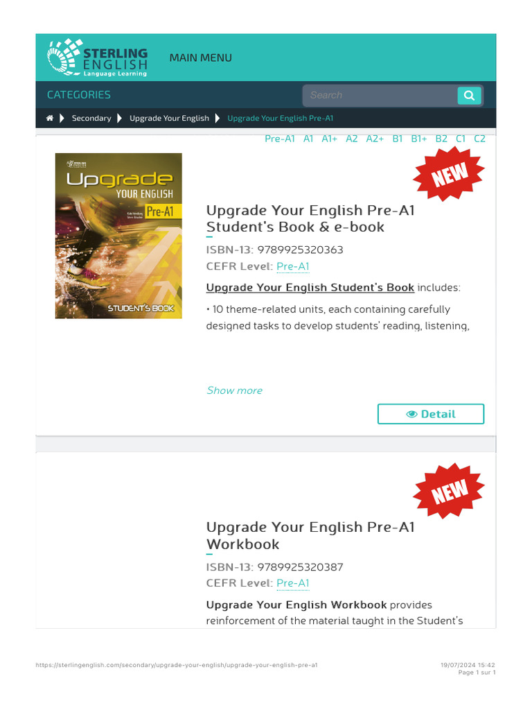 Upgrade Your English Pre-A1 | PDF