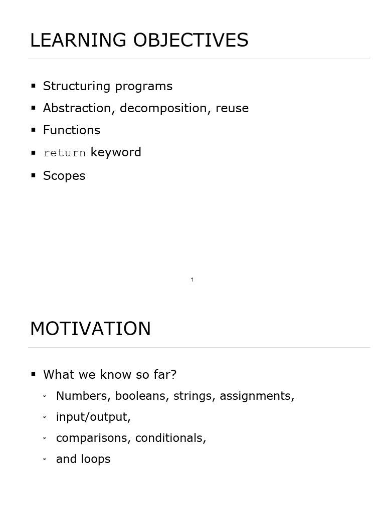 Lec4 Pdf Parameter Computer Programming Scope Computer Science 