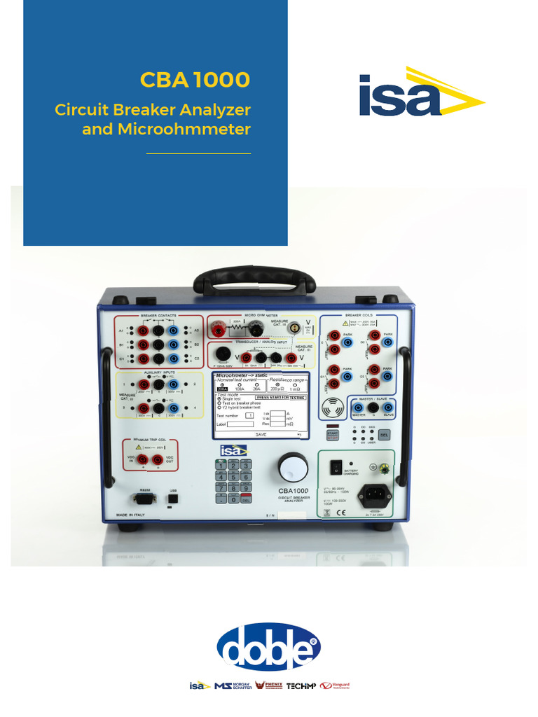 CBA 1000 EN - Oct 2023 | PDF | Electrical Network | Resistor