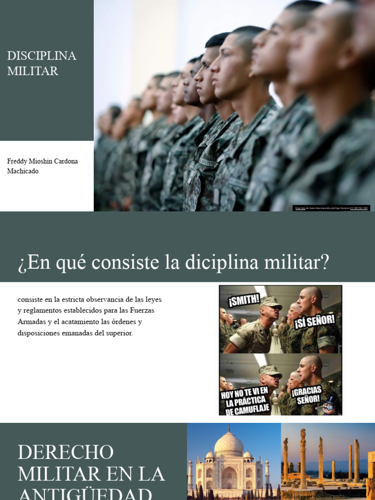 DISCIPLINA MILITAR. | Descargar gratis PDF | Disciplinas | Justicia