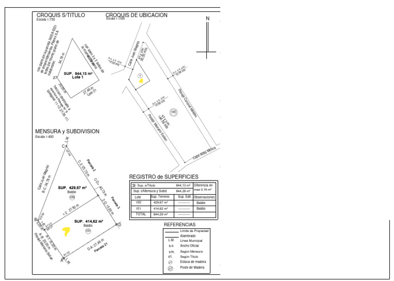 Plano Subdivision 1 | PDF