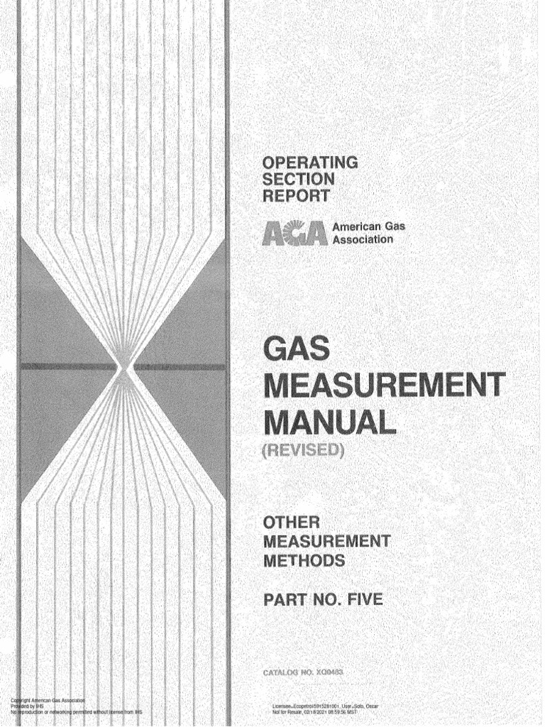 AGA GMM 5. Gas Measurement Manual - Part 5 Other Measurement Methods | PDF | Intellectual Works ...