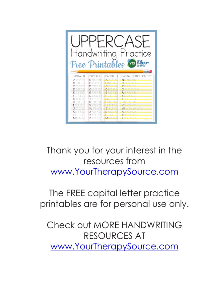 Capital-Letter-Practice | PDF | Writing