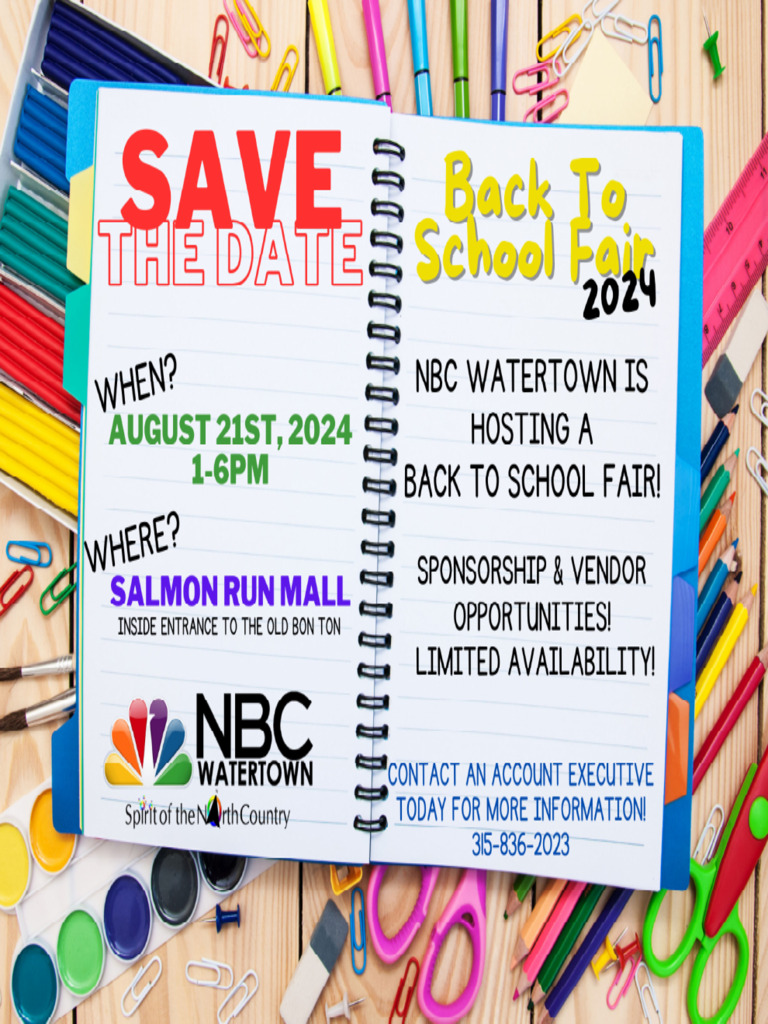 WAtertown NY Back To School Fair 2024 | PDF