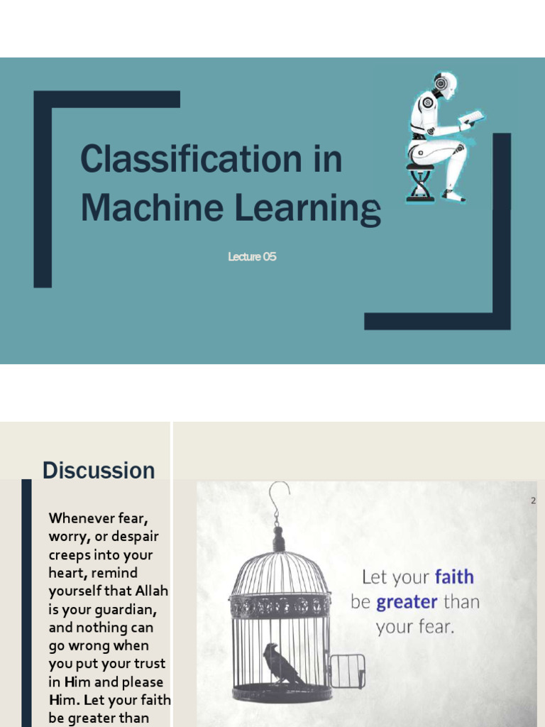 Lecture-5 Classification in ML | PDF | Statistical Classification | Machine Learning