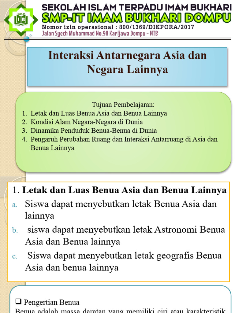 KELAS 9 BENUA ASIA | PDF