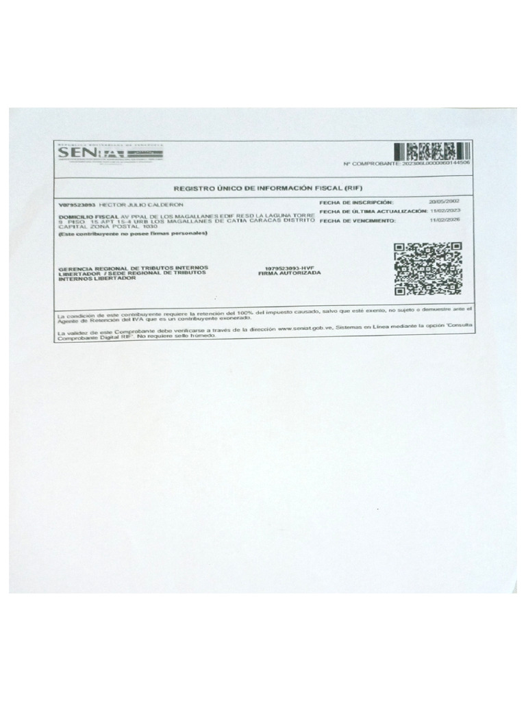 Rif Propietario | PDF