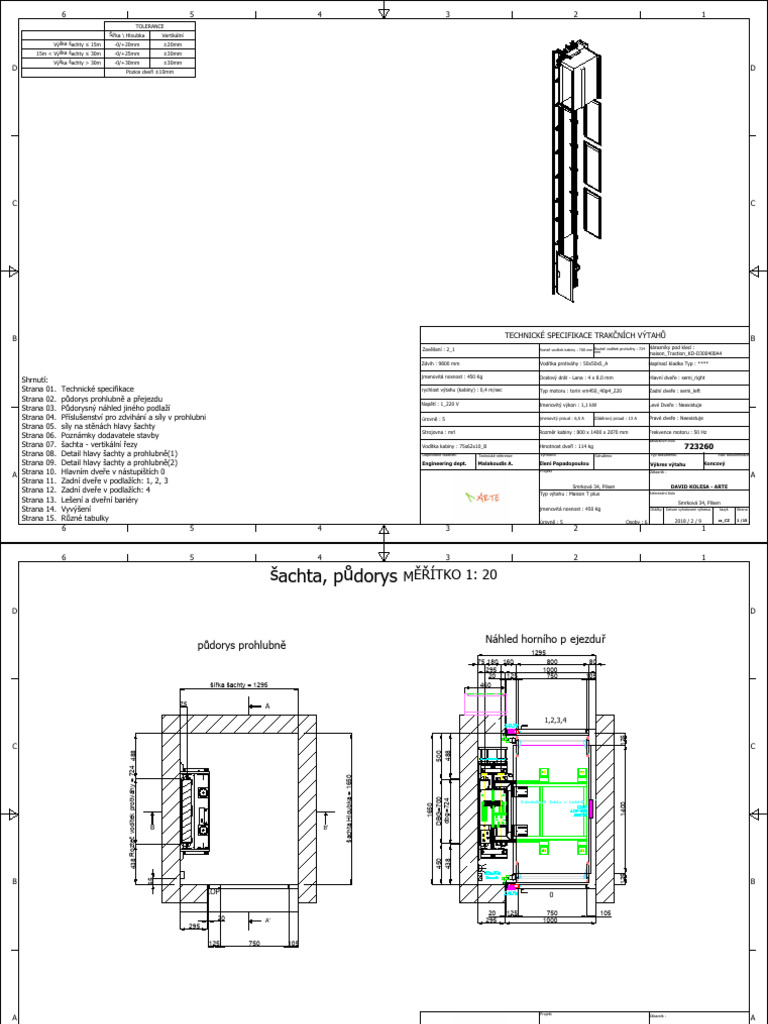 A1 Plans of Lift in The Building | PDF