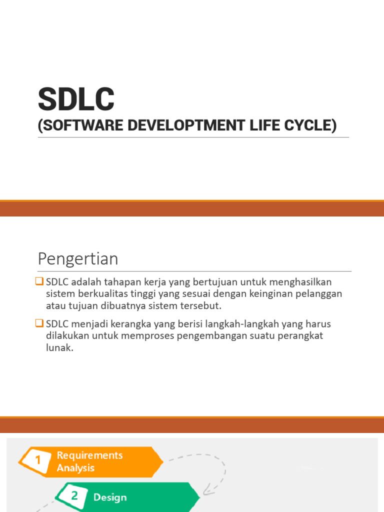 02 Sdlc Software Development Life Cycle Pdf