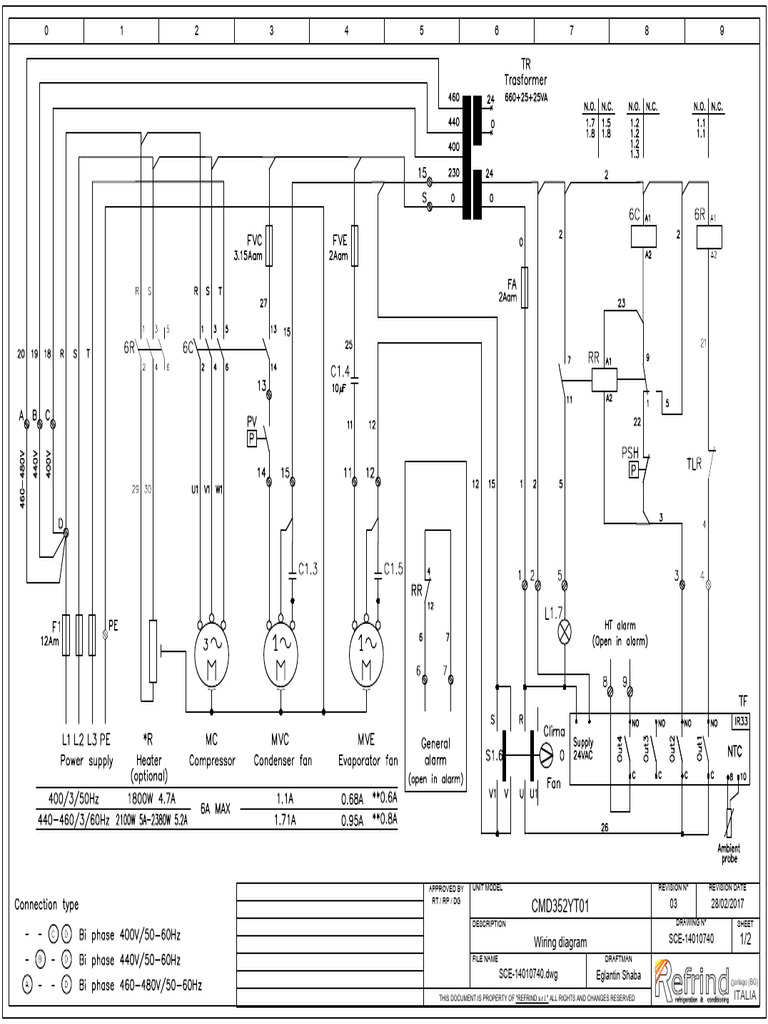 Sargent EC160 Wiring Diagram | PDF | Electromagnetism | Electric Power
