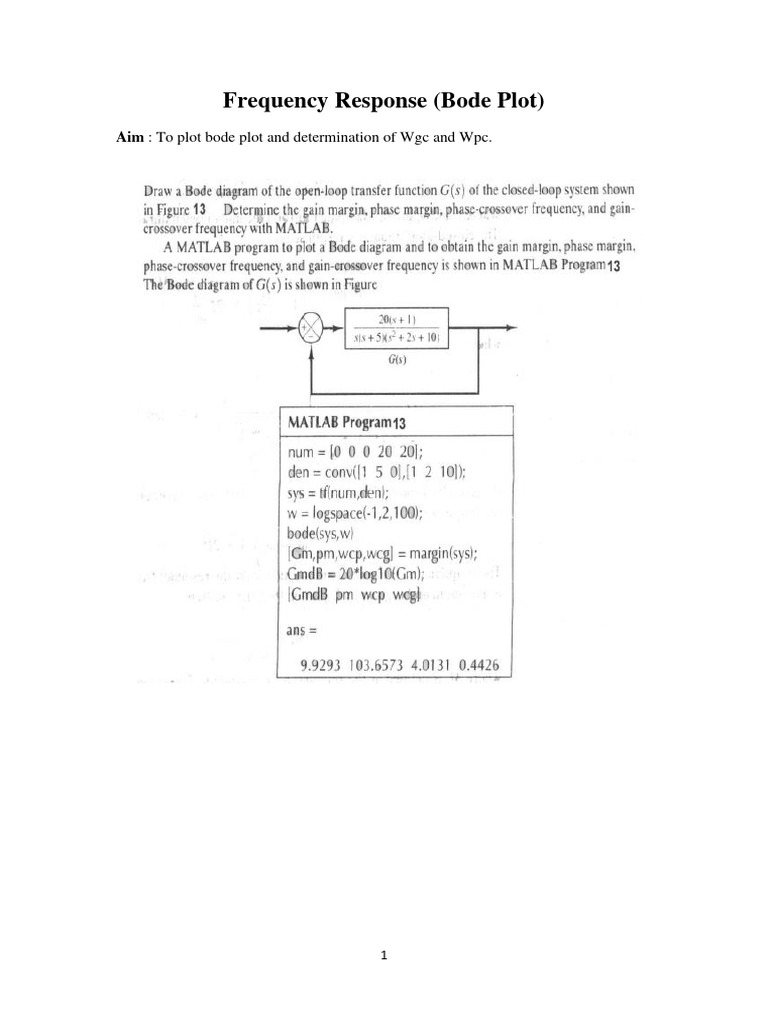 Control System Lab 7 | PDF | Control Theory | Electronic Circuits