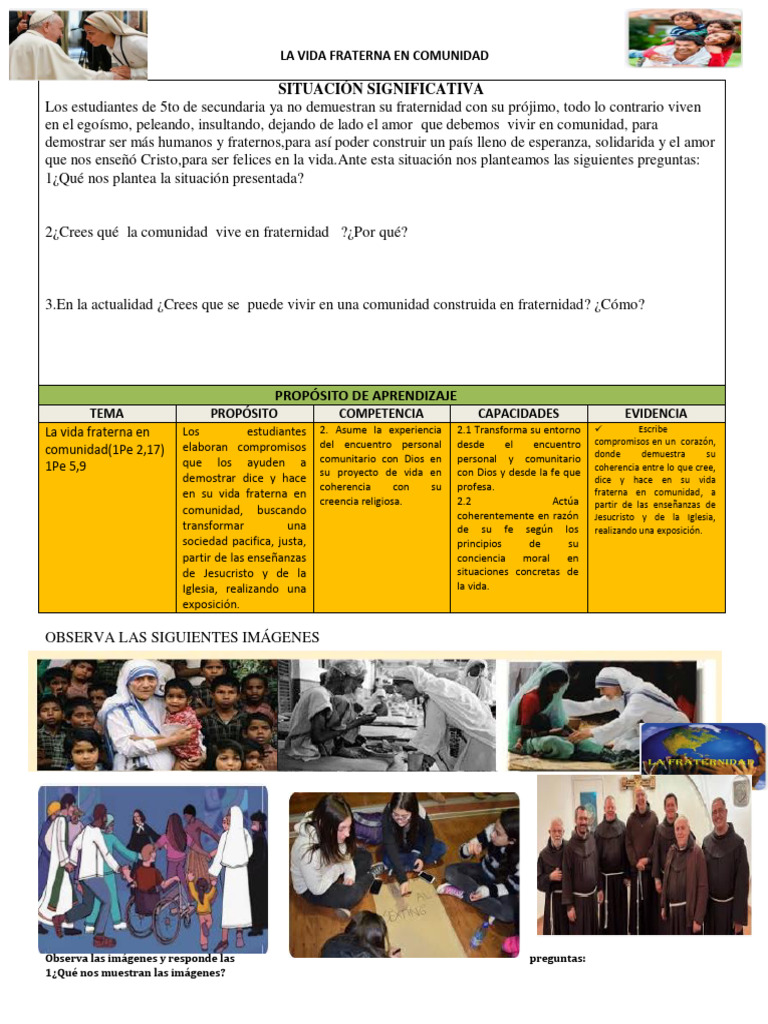 LA VIDA FRATERNA EN COMUNIDAD-5TO | PDF | eucaristía | Amor LA VIDA FRATERNA EN COMUNIDAD-5TO | PDF | eucaristía | Amor