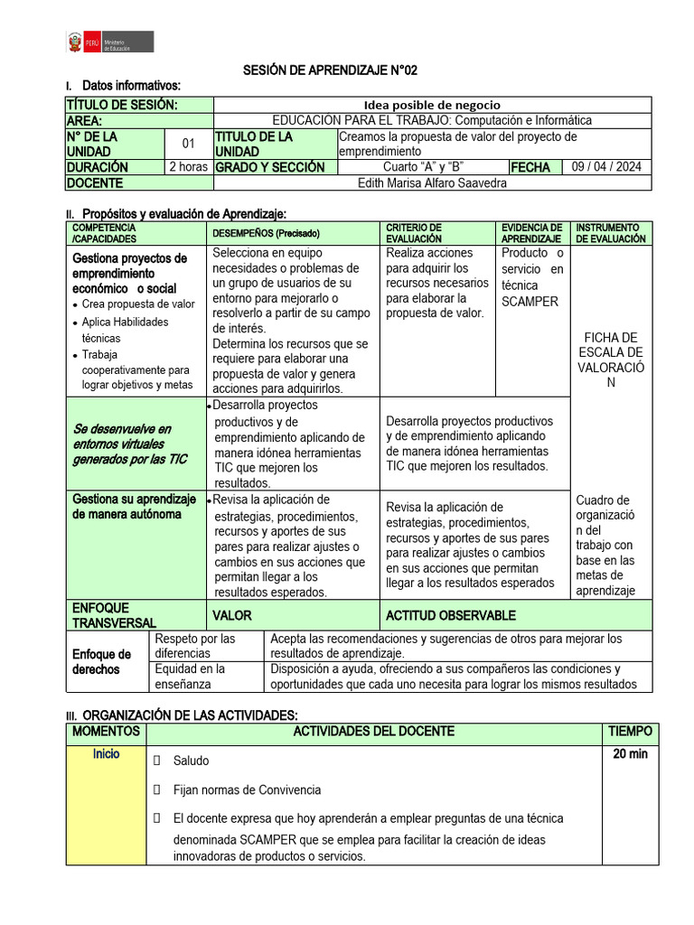 04 4to Sesion EPT | PDF | Evaluación | Maestros