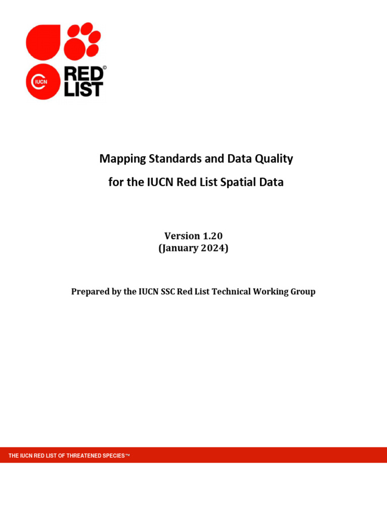 Mapping Standards Version 1.20 2024 | PDF | Science & Mathematics