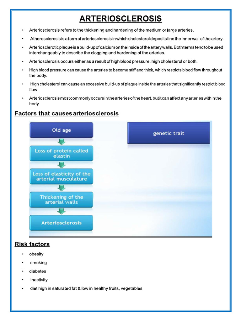 arteriosclerosis | PDF