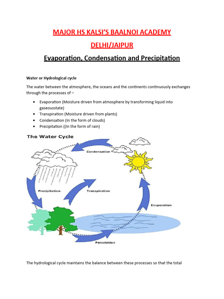 NDA GEOGRAPHY Precipitation | PDF | Fog | Precipitation