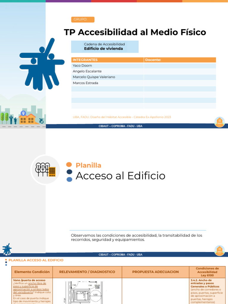 TP Accesibilidad | PDF | Escalera | Ascensor