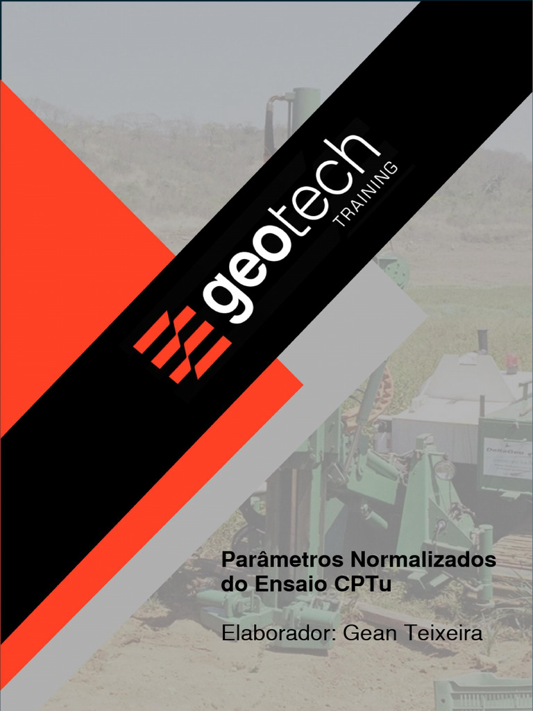 Normalização de Parâmetros CPTu | PDF | Solo | Resistência dos materiais