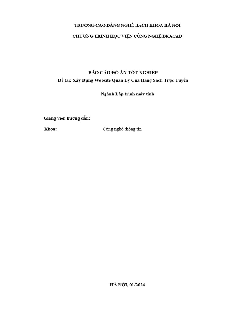 1.1a. Báo cáo PTTK HTTT_Mẫu | PDF