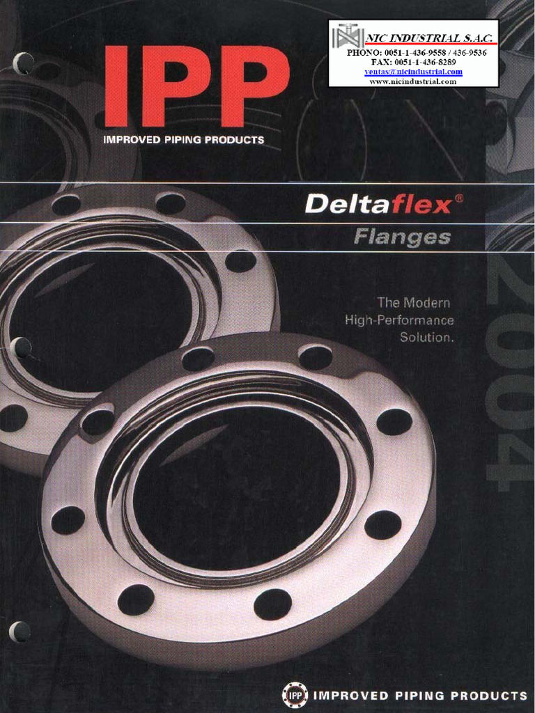 Ipp-Flange Adapter, Back-Up Ring, Hdpe | PDF