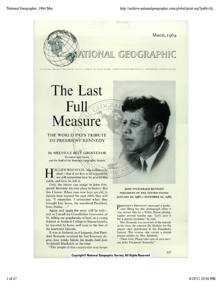 National Geographic March 1964 Issue | PDF