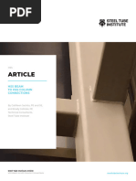 HSS Beam To HSS Column Connections - Steel Tube Institute | PDF | Beam ...