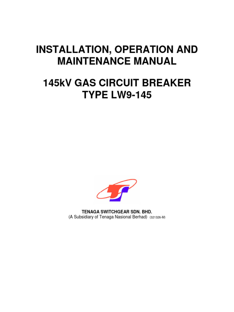 132kV CB - TSG | PDF | Switch | Electrical Engineering