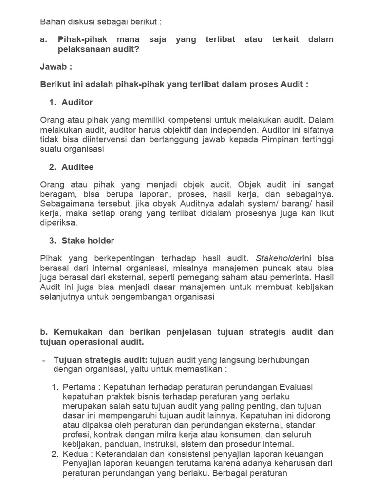DIskusi Sesi 1 | PDF