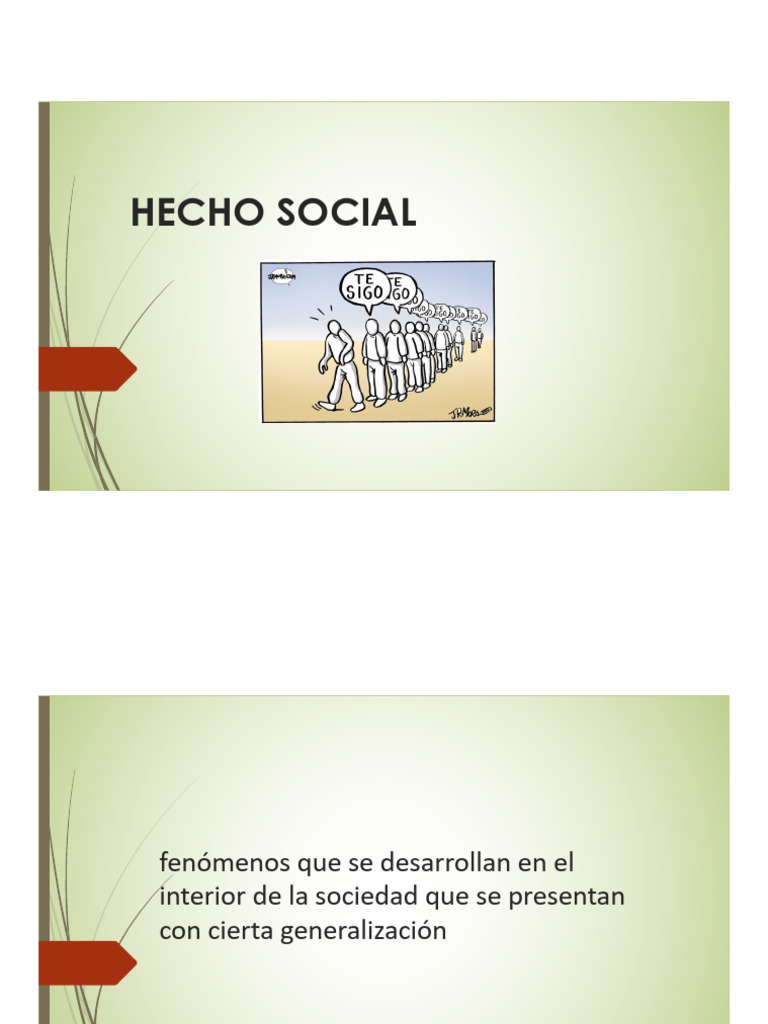 'Hecho Social' - Emile Durkheim | PDF | Emile Durkheim | Sociología