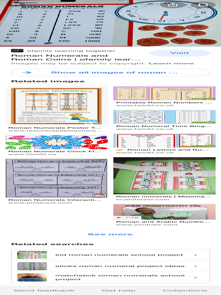 Searchq Roman+Numerals+School+Project&Rlz 1CDGOYI EnIN927IN927&Oq Roman ...