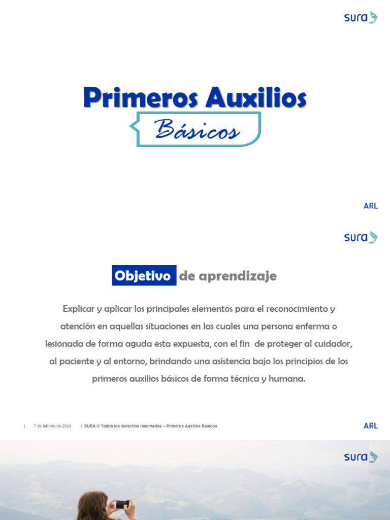 Primeros Auxilios Basicos | PDF | Primeros auxilios | Herida