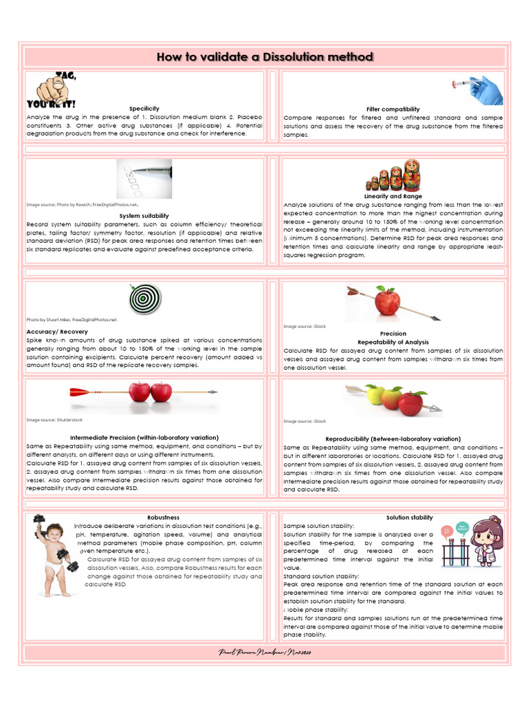 How To Validate A Dissolution Method | PDF | Assay | Chromatography
