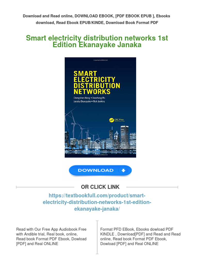 Smart Electricity Distribution Networks 1st Edition Ekanayake Janaka | PDF | Distributed ...