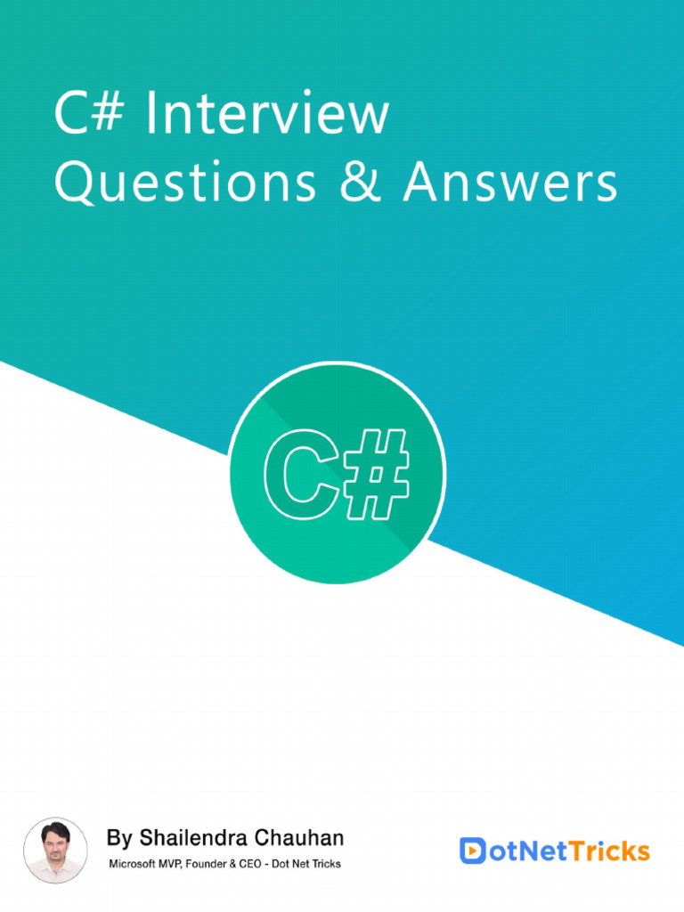 C# Interview Questions & Answers Book | PDF | C Sharp (Programming ... C# Interview Questions & Answers Book | PDF | C Sharp (Programming ...