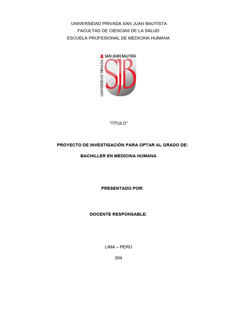 Estructura De Proyecto Pdf 8274