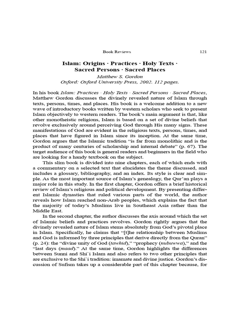 Islam Origins Practices Holy Texts Sacre | PDF | Tawhid | Surah