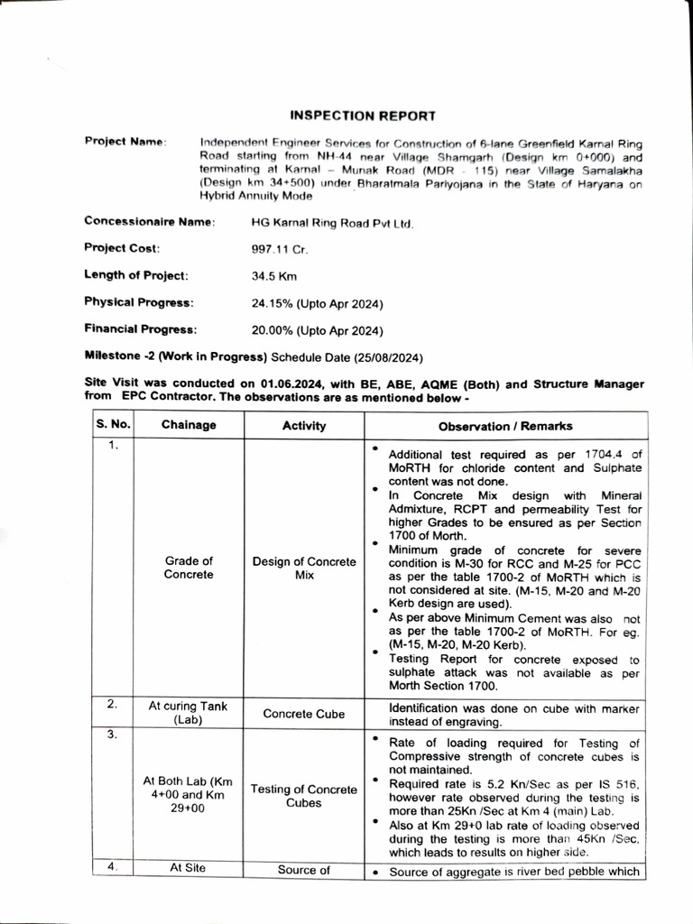 Sewer Inspection Report Template | PDF | Concrete | Applied And ...