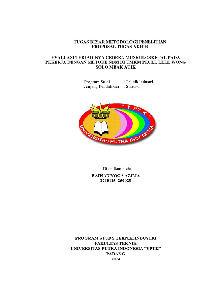 Evaluasi Cedera Muskuloskeletal NBM UMKM | PDF | Seni | Komputer
