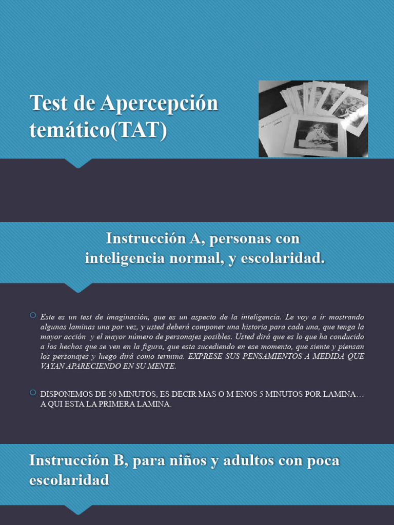 Test de Apercepción Temático (TAT) | PDF | Hombre | Homosexualidad
