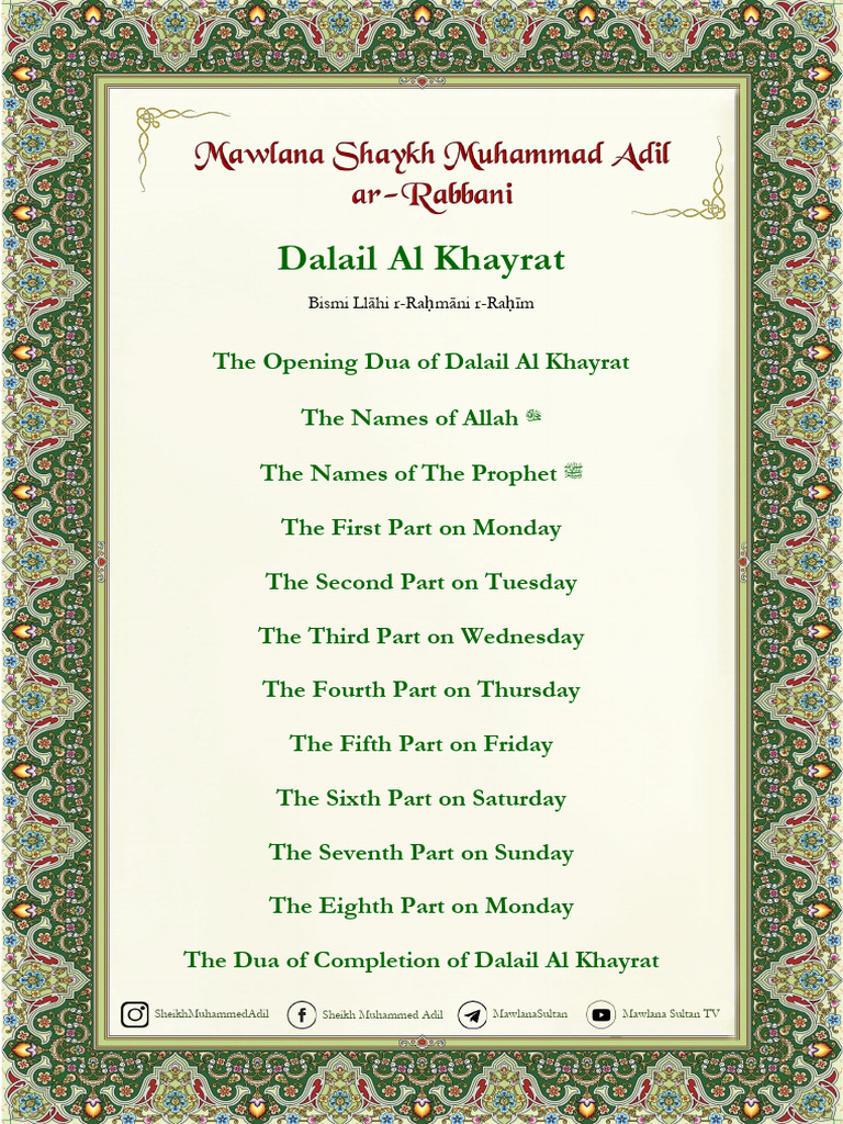 DalailAlKhayrat EN | PDF | Semitic Words And Phrases | Abrahamic Religions