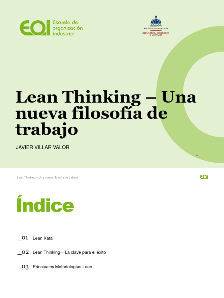 Lean Thinking | PDF | Lean Manufacturing | Six Sigma