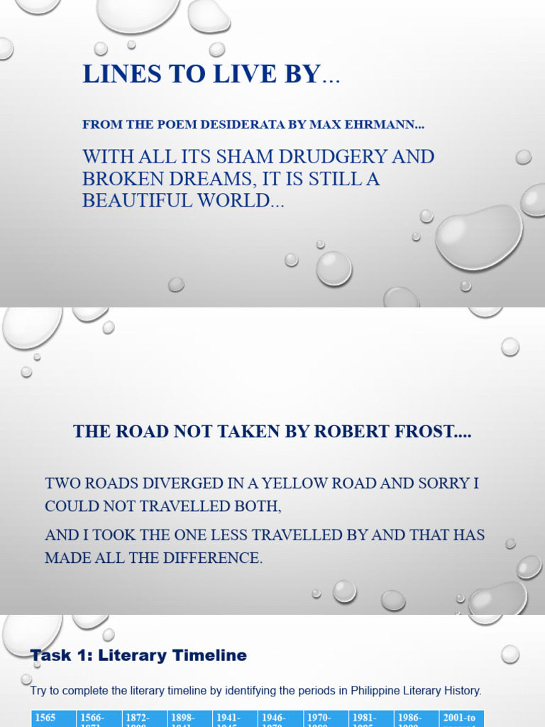 Literary Timeline | PDF | Classics | General Fiction