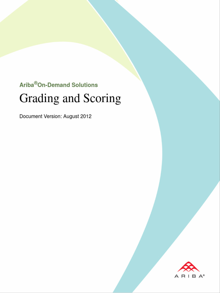 Grading and Scoring | PDF | Microsoft Excel | Annual Percentage Rate
