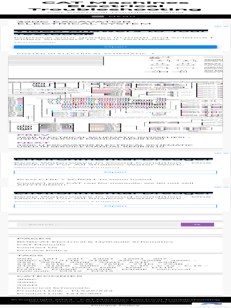CAT 320C Excavator Electrical Guide | PDF | Components | Electric Power