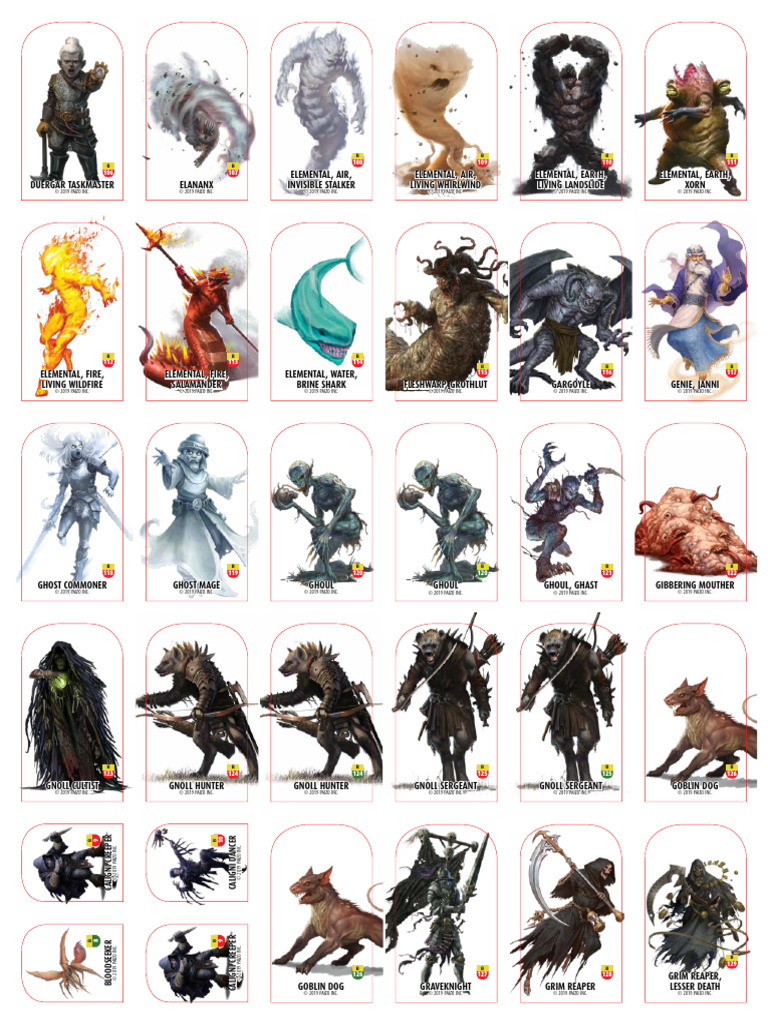 6 - PDFsam - Bestiary - Pawn Collection | PDF | Fantasy Creatures | D20 System