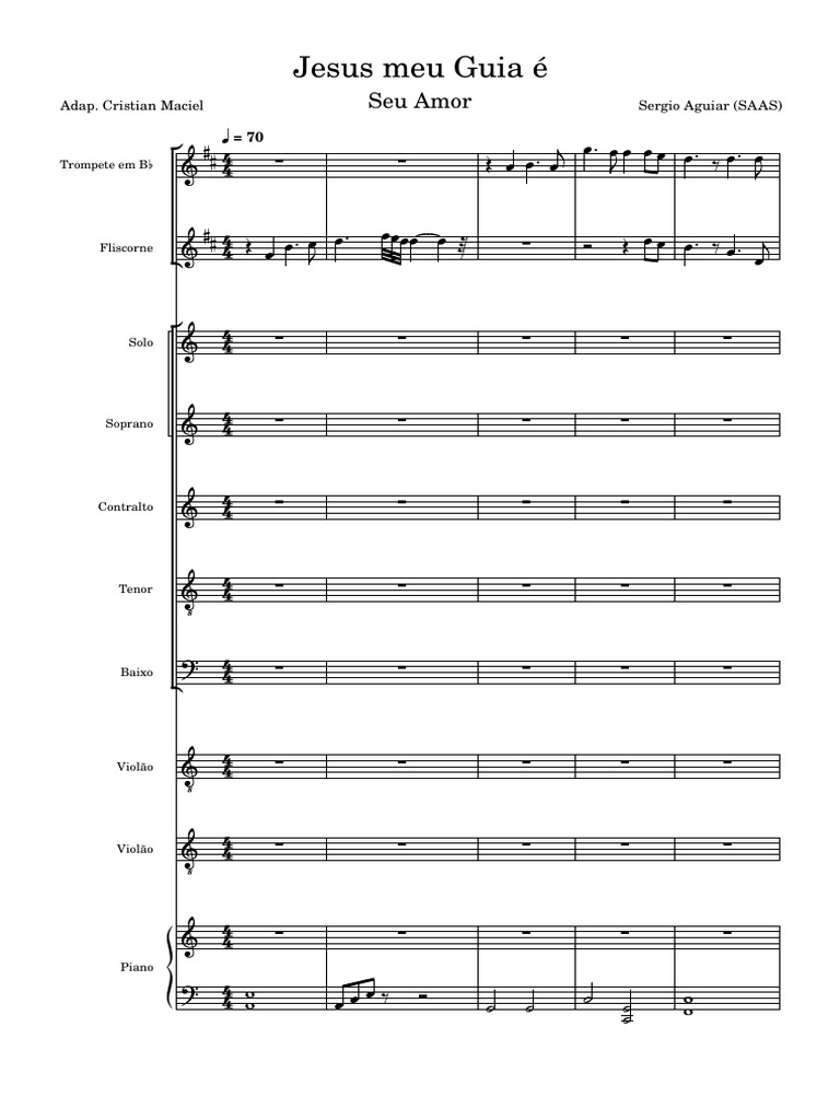 Jesus Meu Guia é Grade Completa | PDF